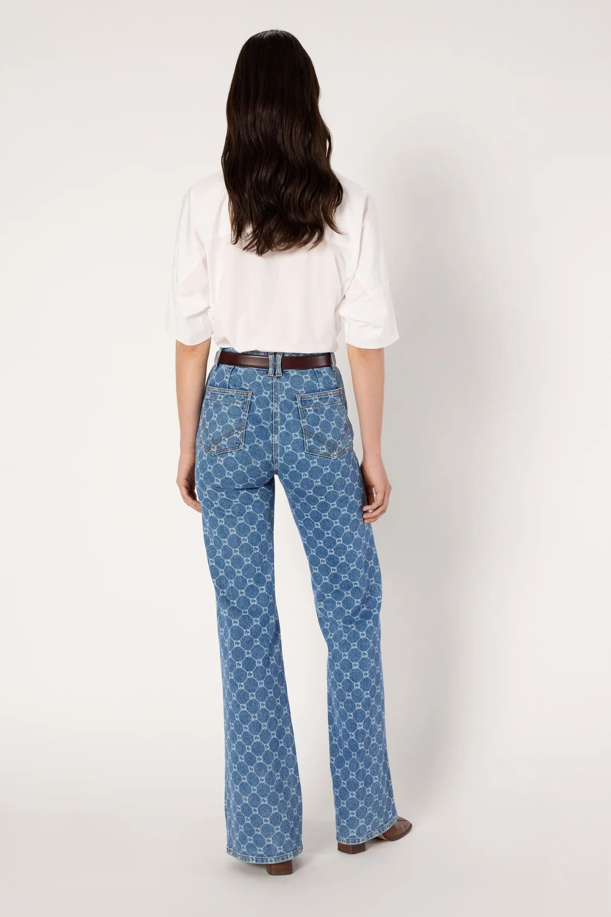 Blugi evazati cu monograma ANNA – Gerard Darel